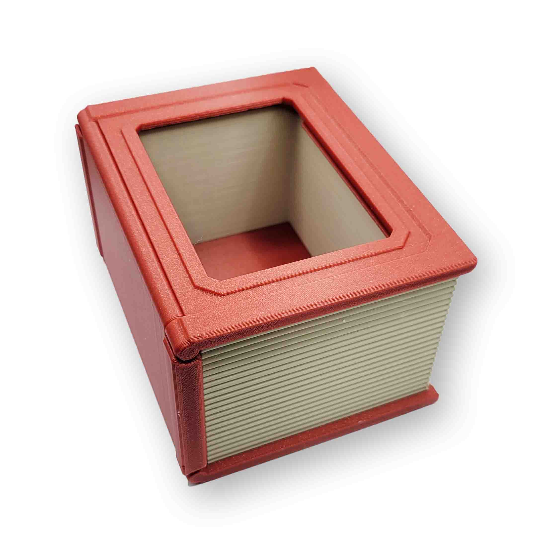 Bookshelf Deck Box - Showcase Commander/EDH - Customizeable Title and ...
