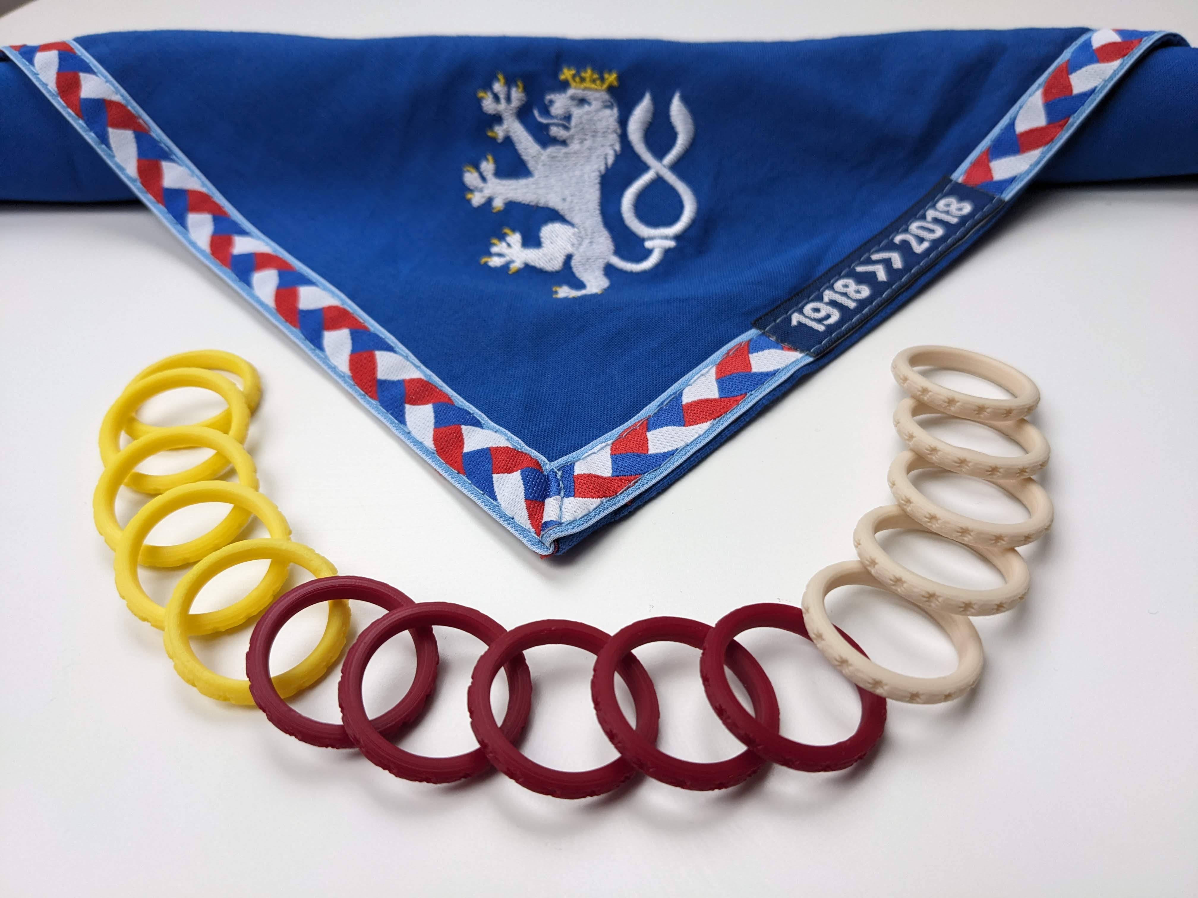 Simple scout woggle 4 (turbánek) by JD Vinyl | Download free STL model ...