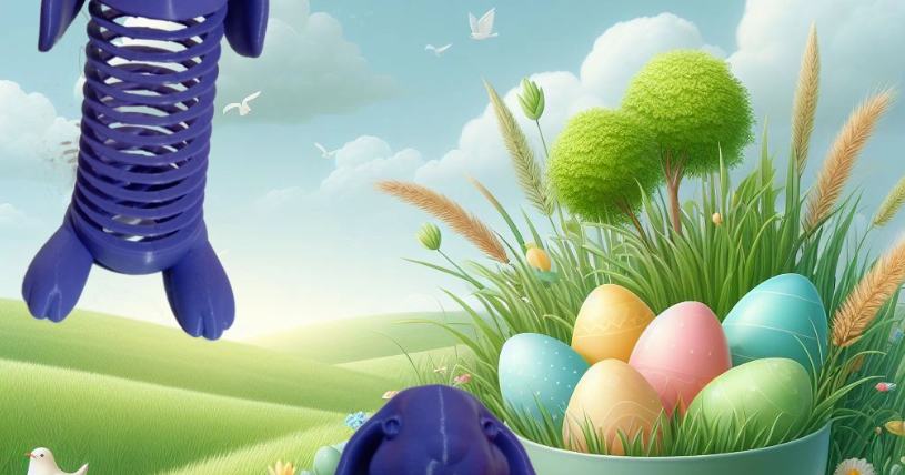 Jumping Rabbit - spring by morfaber78 | Download free STL model ...