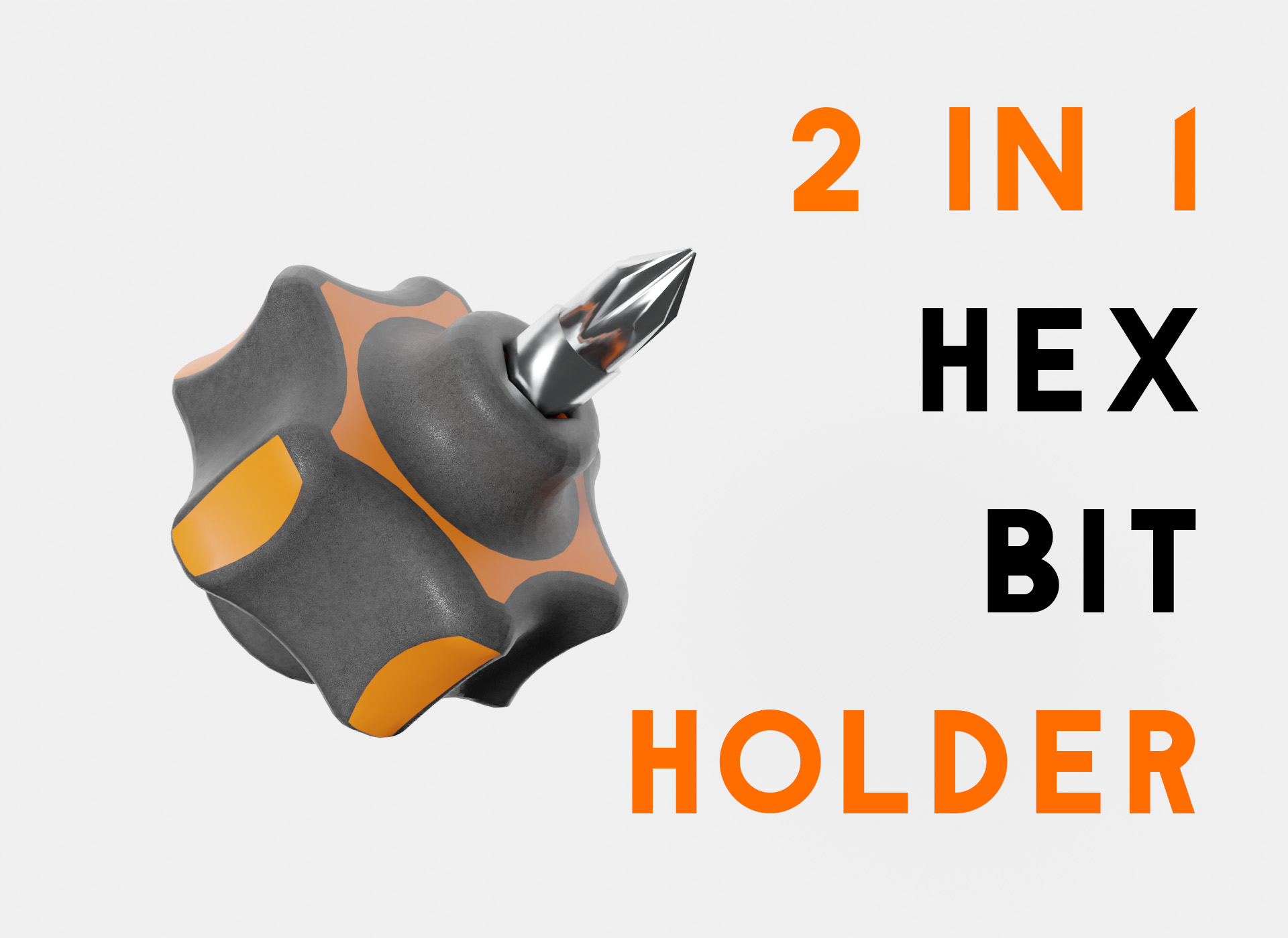 Hex Bit Handle by Albi27 | Download free STL model | Printables.com