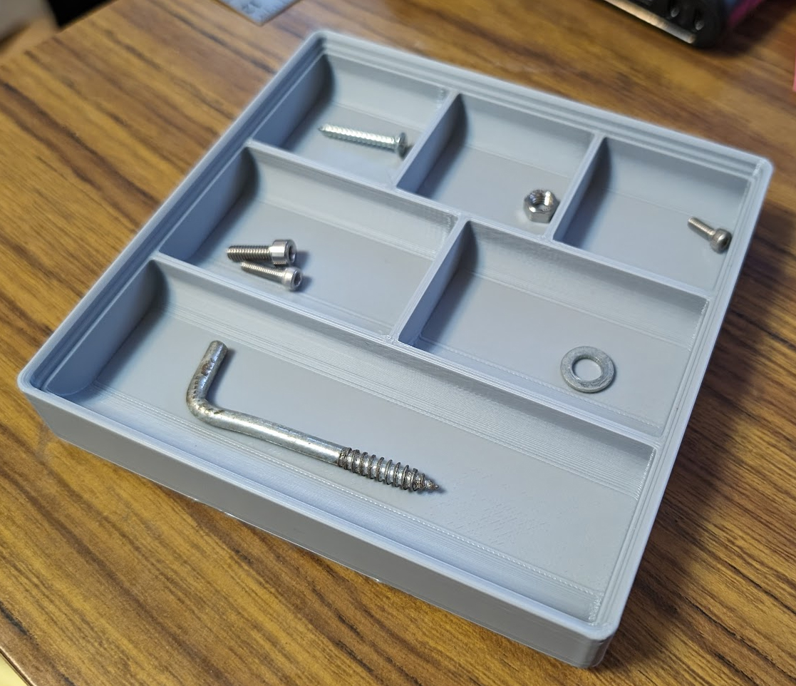 Gridfinity 3x3 Small Parts Working Project Tray by Alaskan Astro | Download free STL model ...