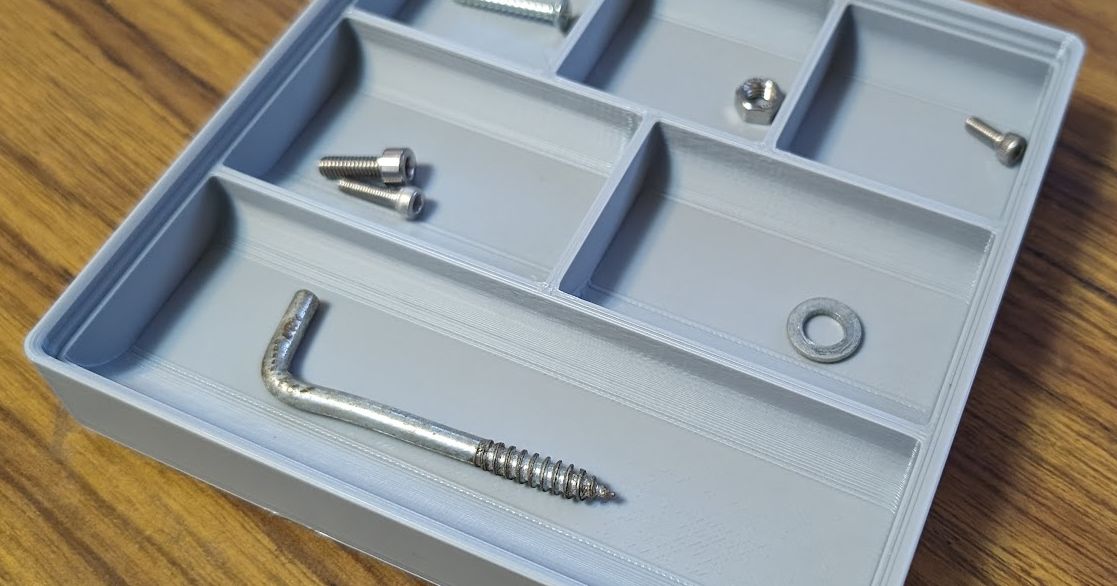 Gridfinity 3x3 Small Parts Working Project Tray by Alaskan Astro | Download free STL model ...