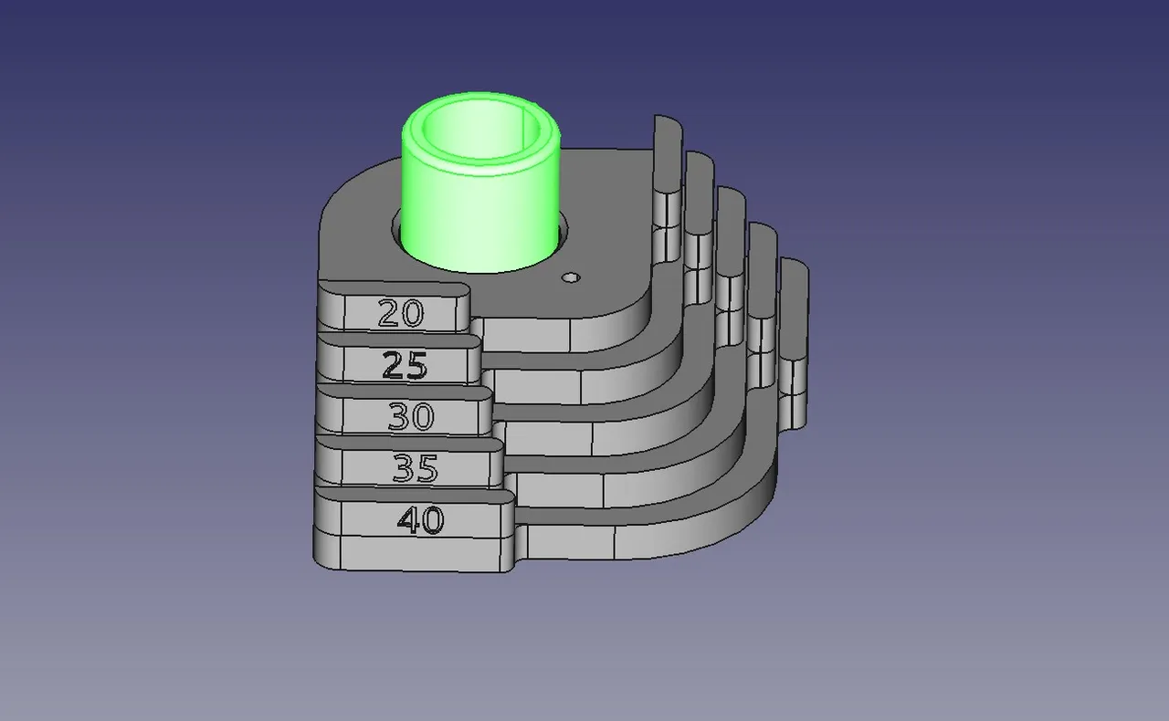 Jig corner radius router set (20, 25, 30, 35, 40mm) by rabbit ...