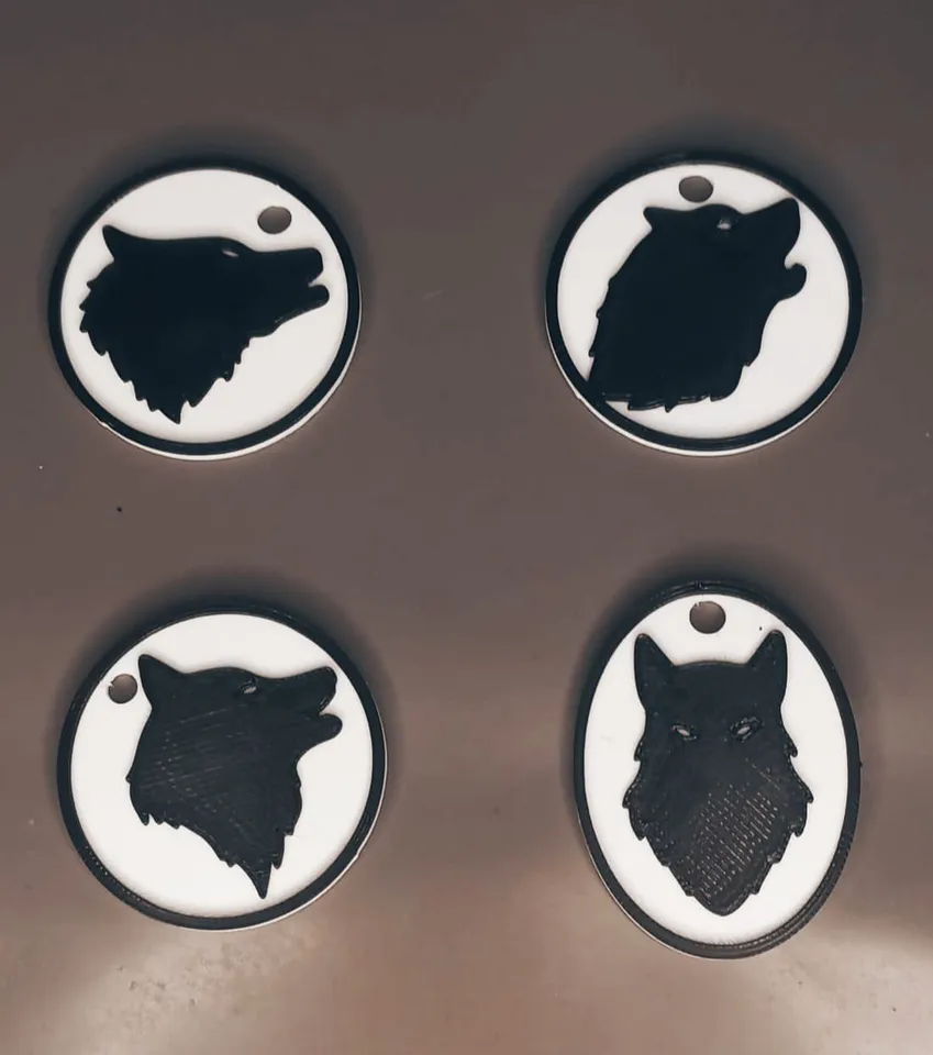 wolf key chain by craft studio | Download free STL model | Printables.com