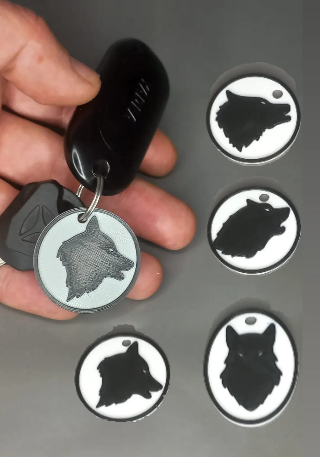 wolf key chain by craft studio | Download free STL model | Printables.com