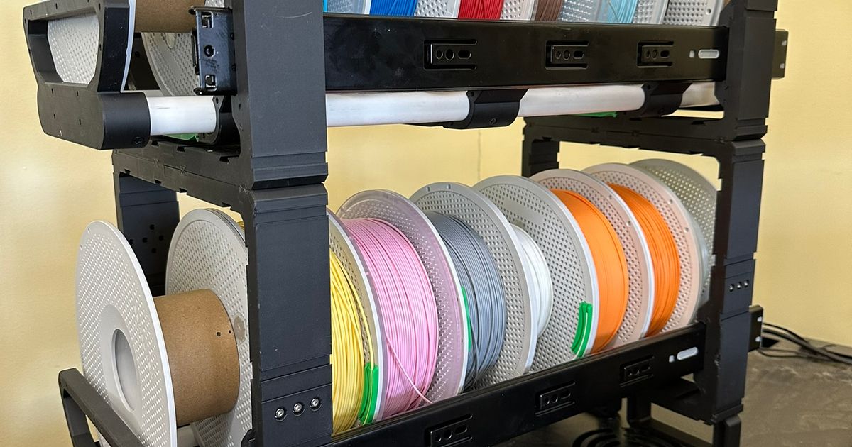 Modular Filament Drawer System for small printers by Myanta | Download ...