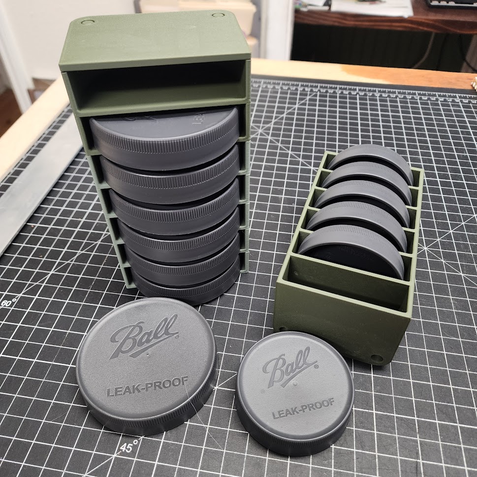 Ball Leakproof Jar Lid Caddy by Product 127 | Download free STL model ...