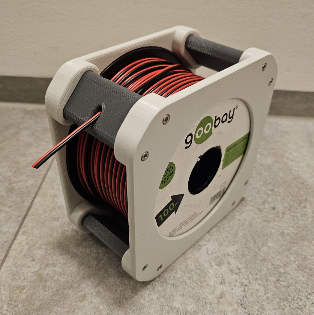 Cable spool holder by SplinterPrinter | Download free STL model ...