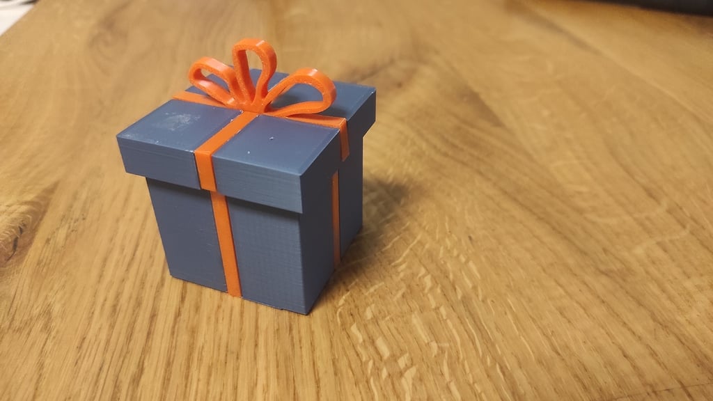 gift box with ribbon by ofer k | Download free STL model | Printables.com