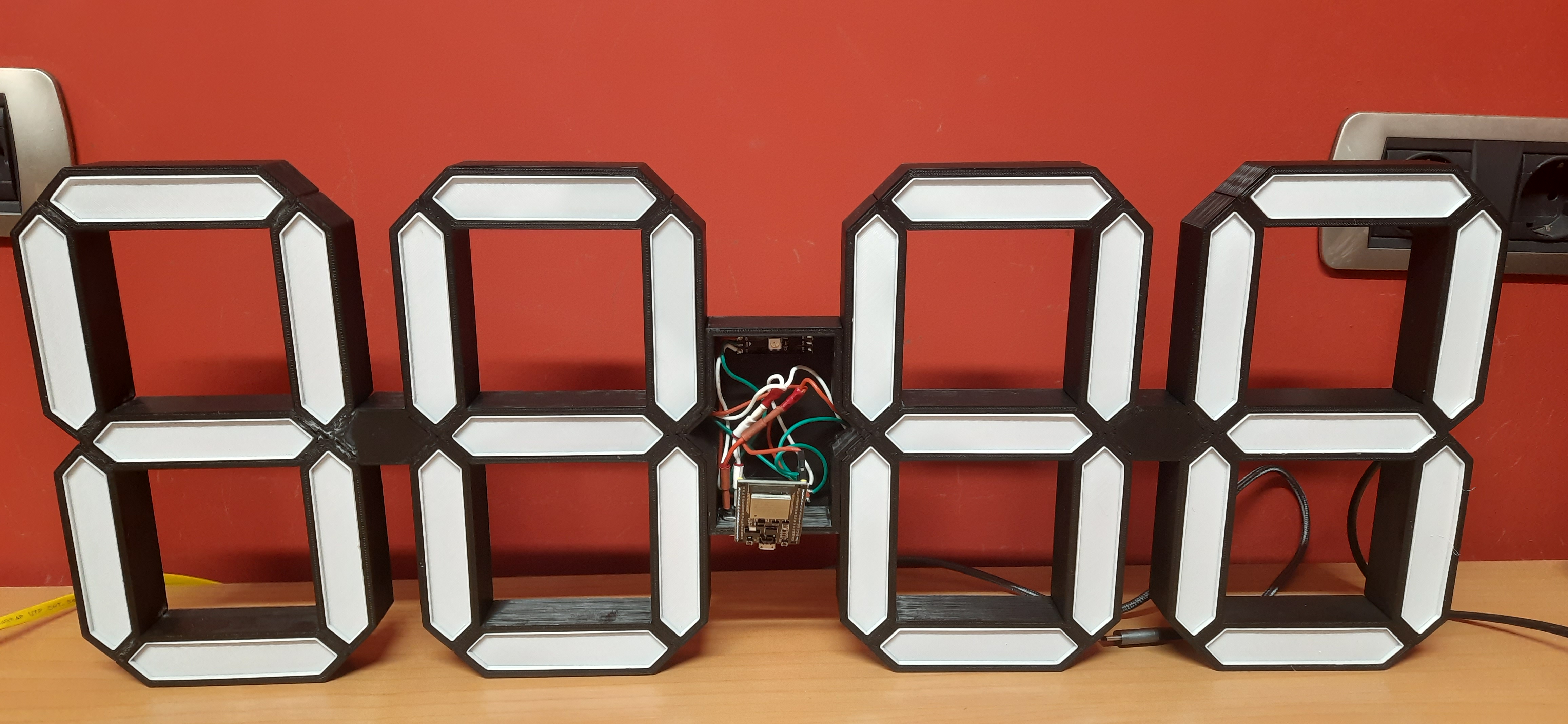 7 Segment Clock by Silvelo | Download free STL model | Printables.com