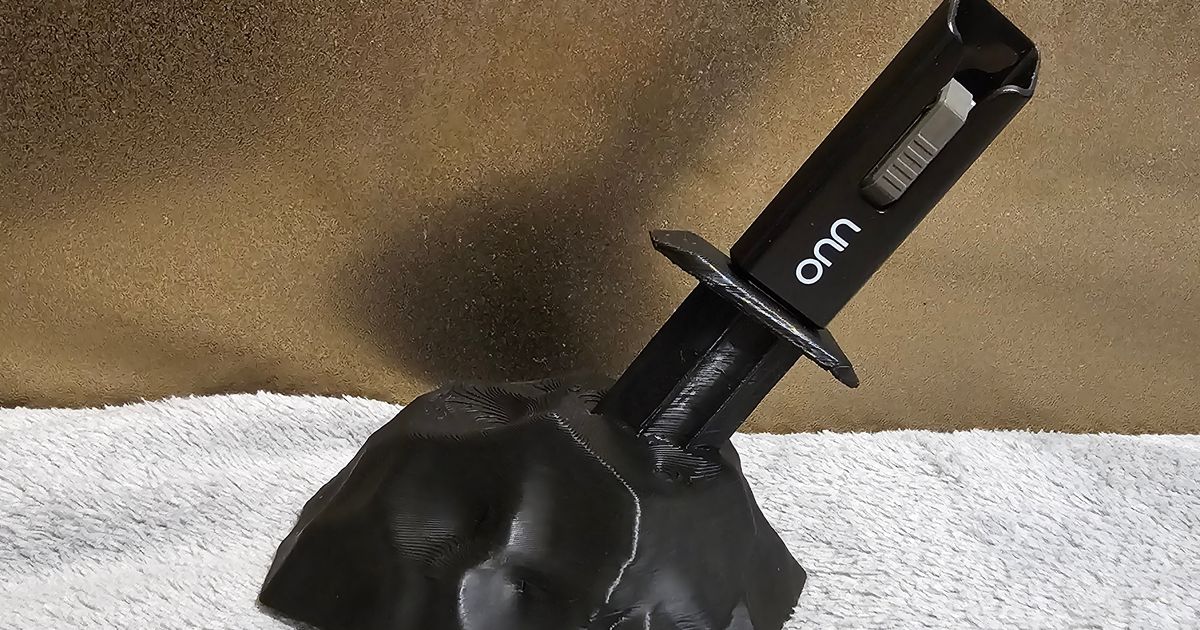 Sword and Stone USB-A Holder by Josh Curtis | Download free STL model ...