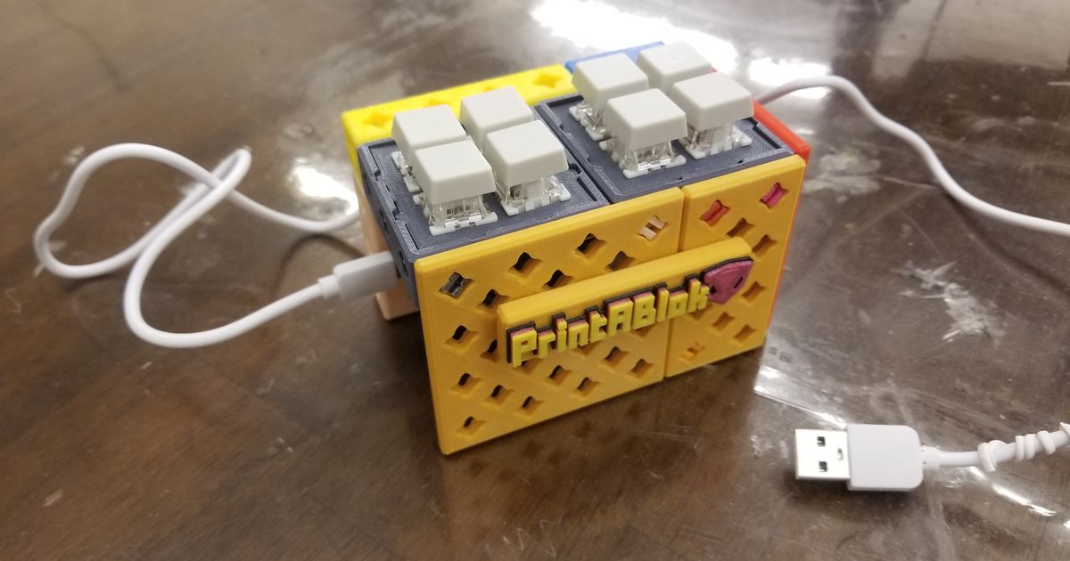 Macro Keyboard - Electroblok Project - PrintABlok by 3D Printing ...