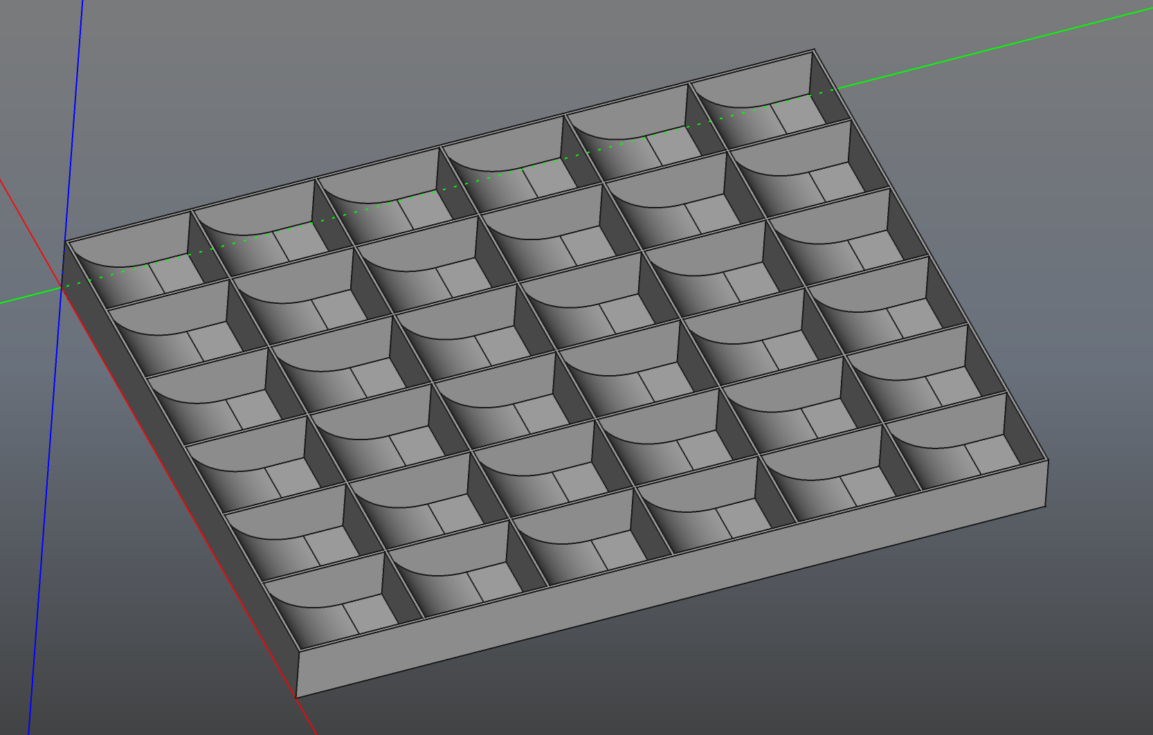 Sloped tray (2x2, 3x3, etc) by Julius | Download free STL model ...