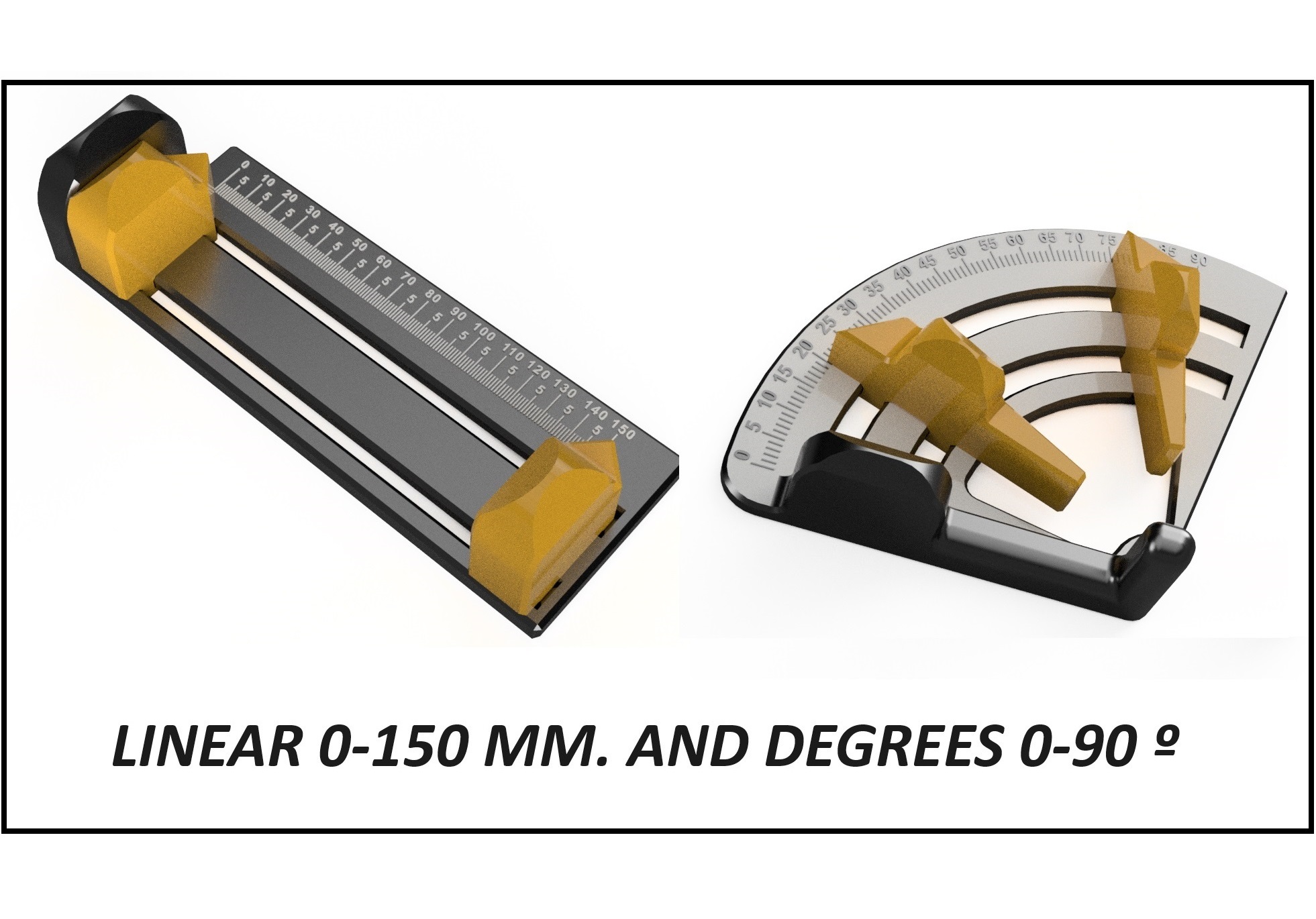 Linear and degree gauges by Ljhtom (Javier Hernando) | Download free STL model | Printables.com