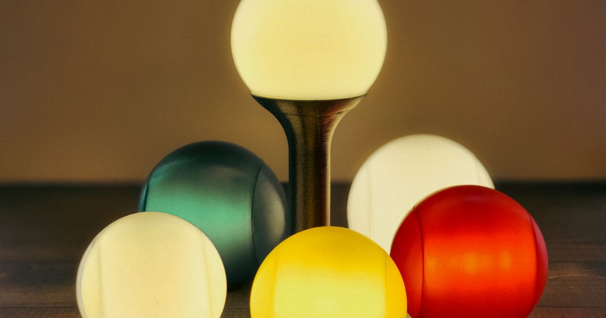Decorative Tennis Ball Light by Jal Shah | Download free STL model ...