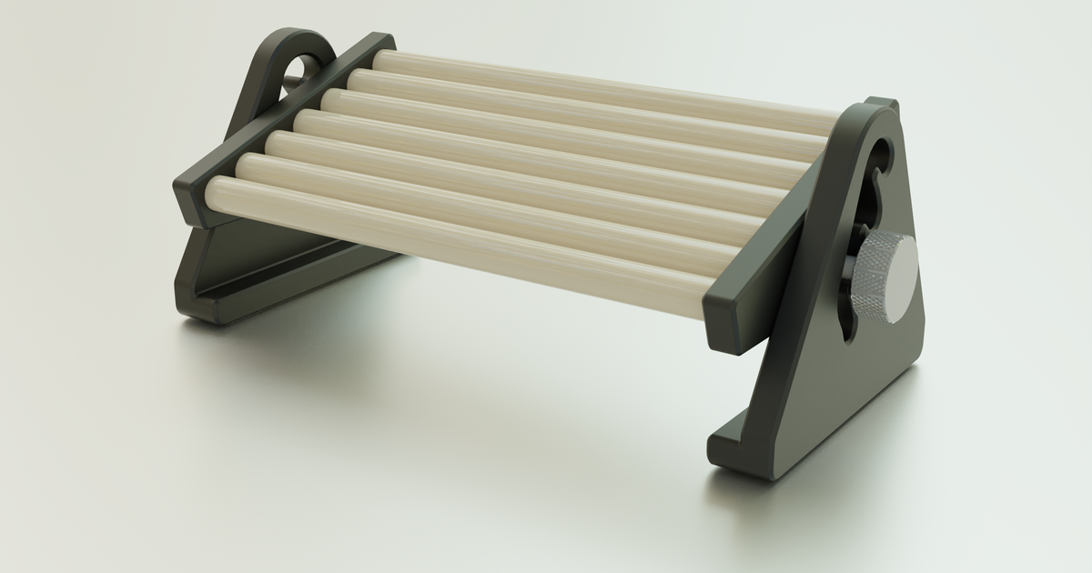 Adjustable footrest - Ergonomic by Jallim | Download free STL model ...