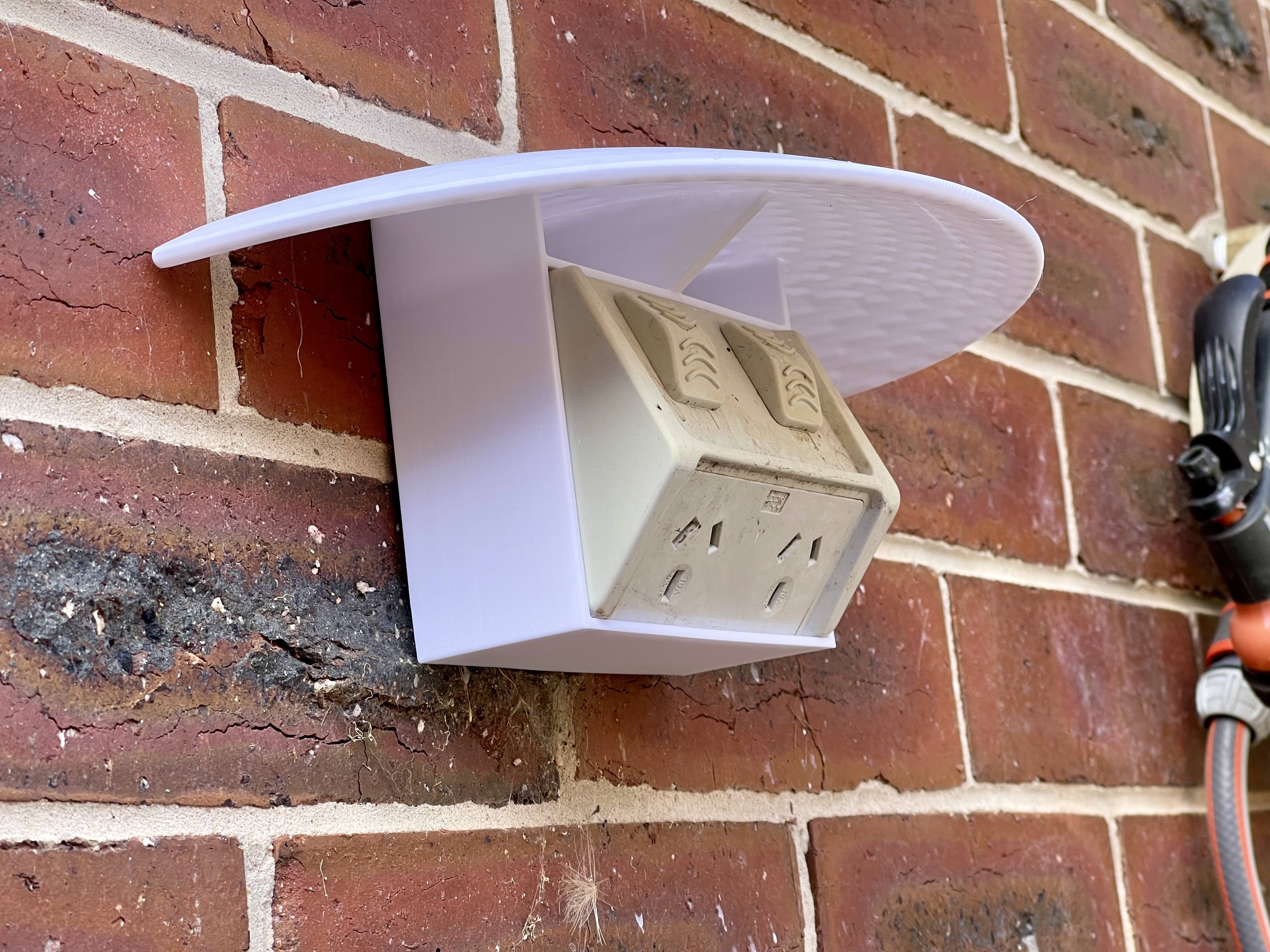 Weather Cover for External GPO by Stephen J | Download free STL model ...