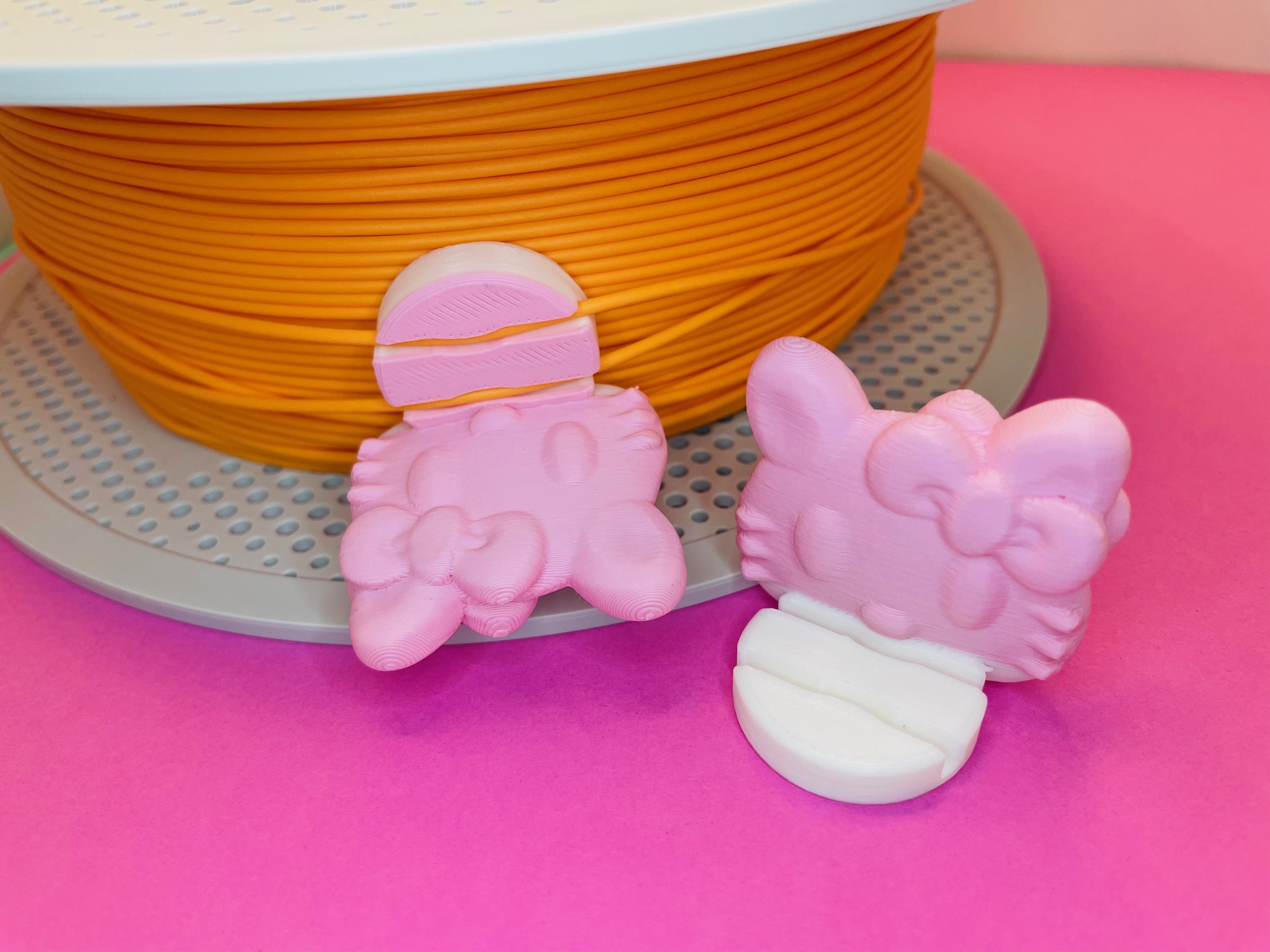 Your Friendly Filament Clip: Kitty by FunFam3D | Download free STL ...