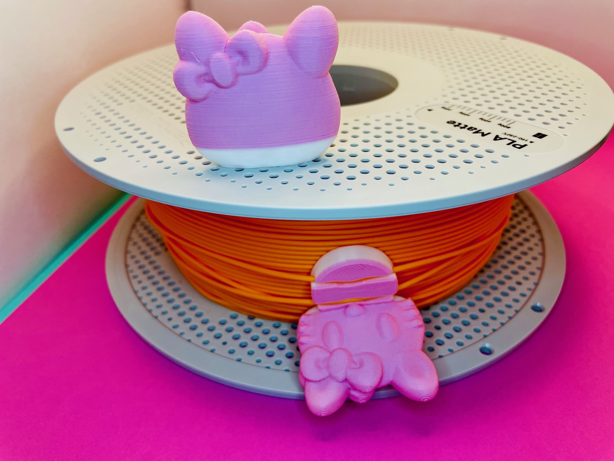 Your Friendly Filament Clip: Kitty by FunFam3D | Download free STL ...
