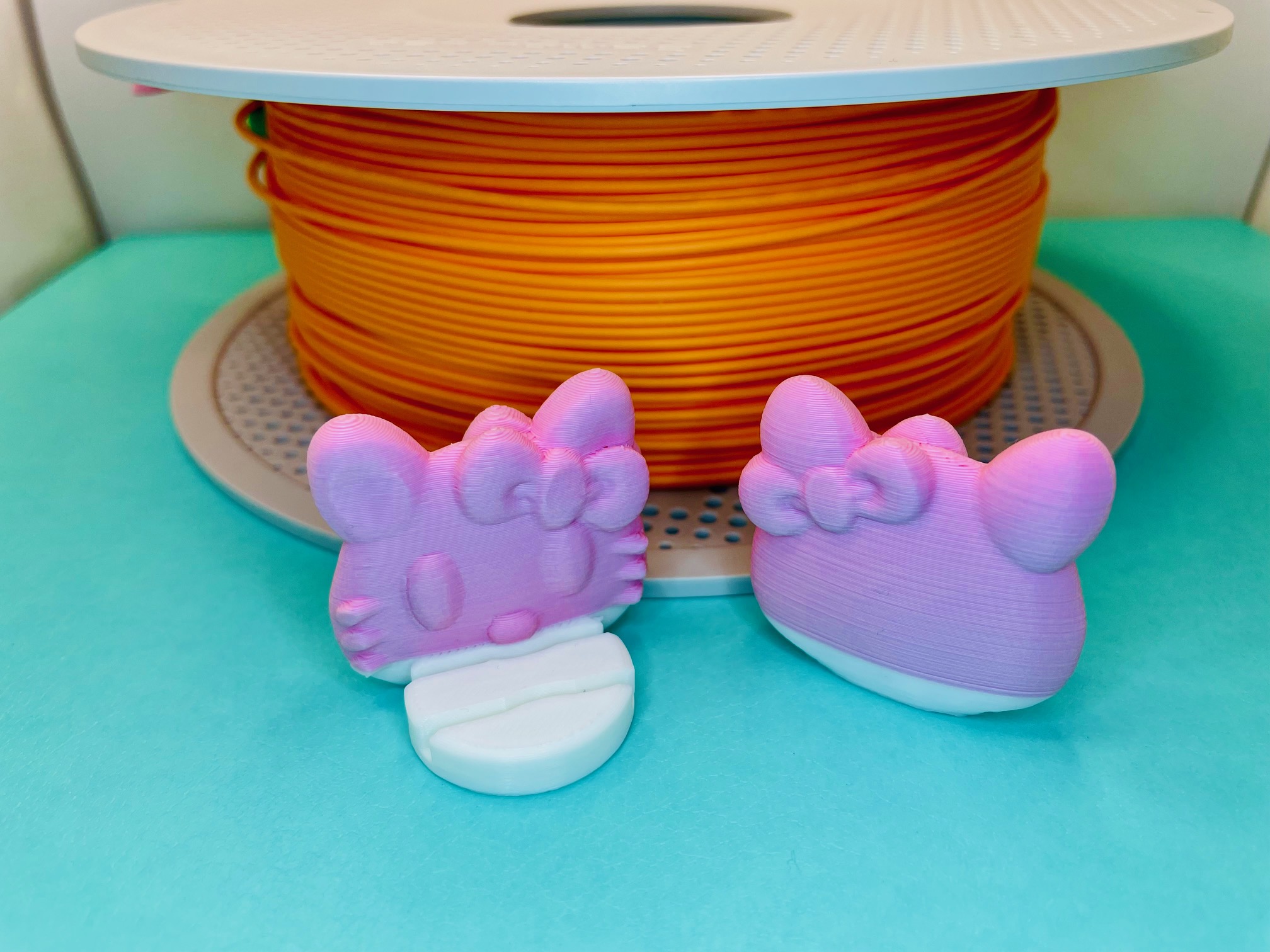 Your Friendly Filament Clip: Kitty by FunFam3D | Download free STL ...