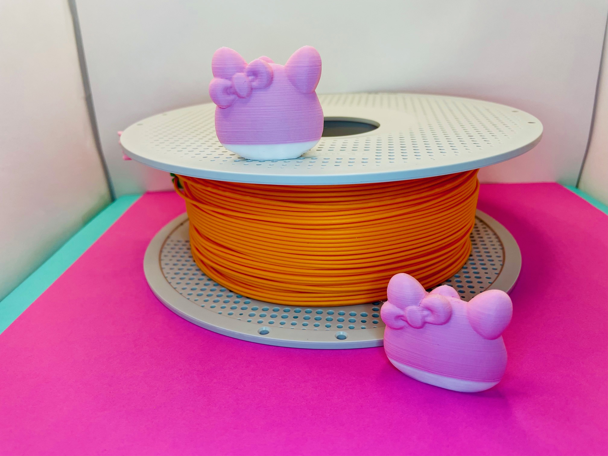 Your Friendly Filament Clip: Kitty by FunFam3D | Download free STL ...