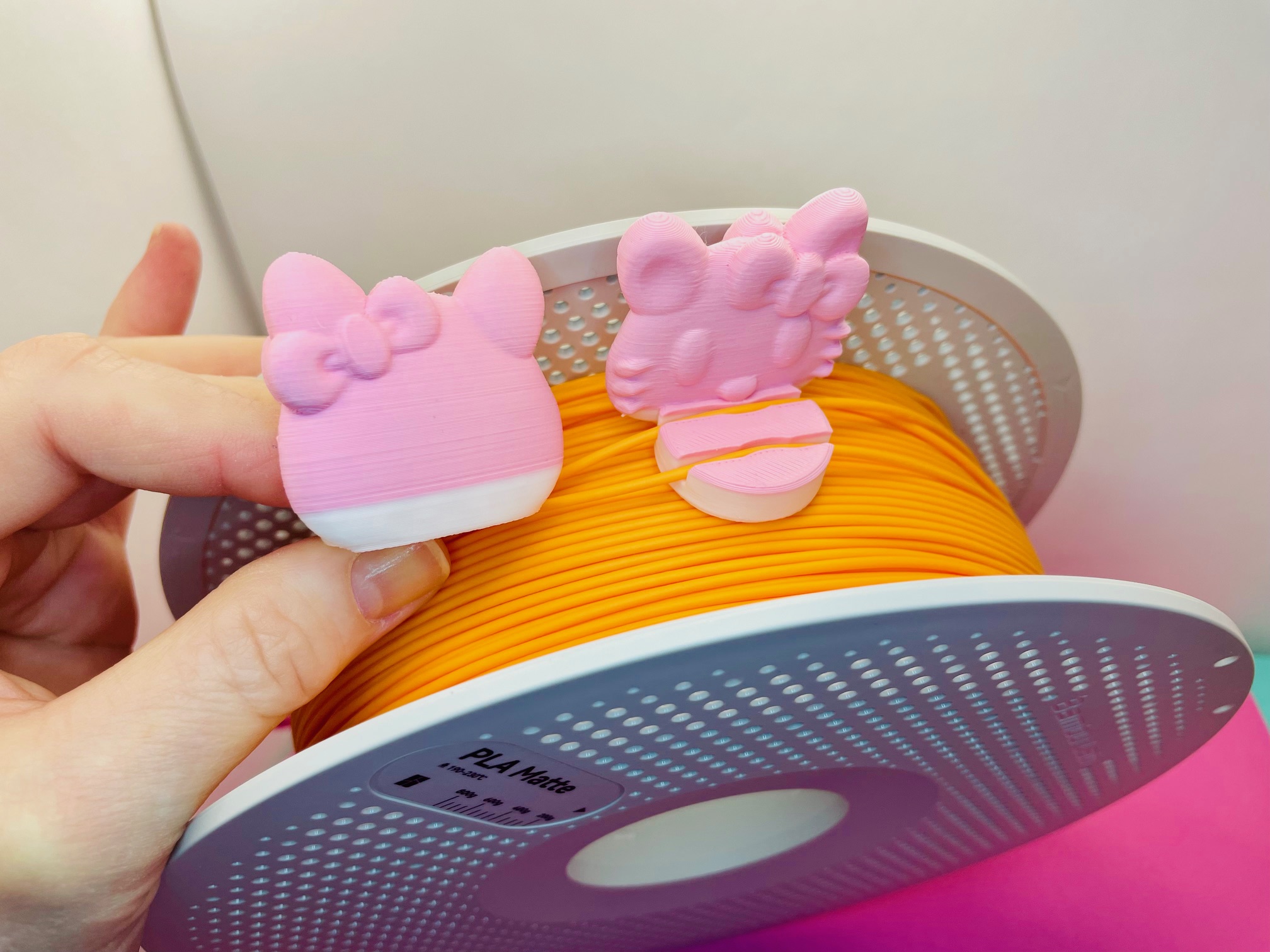 Your Friendly Filament Clip: Kitty by FunFam3D | Download free STL ...