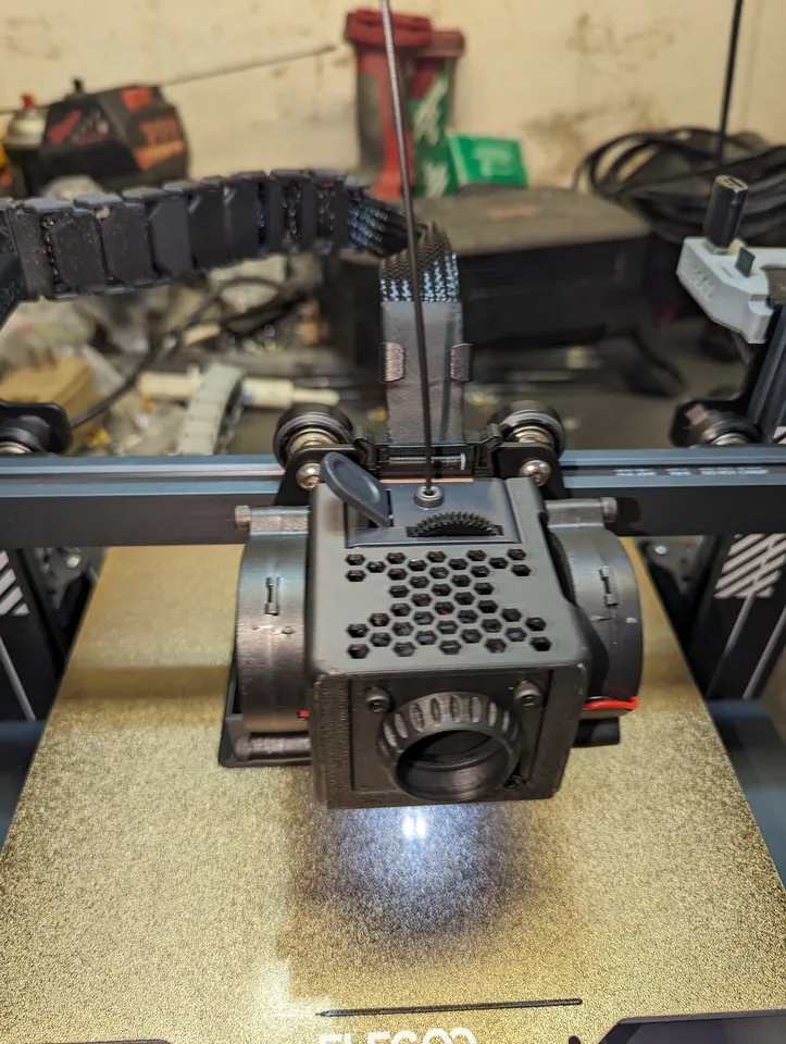 Neptune 4 - Pro Fan Shroud V4 HEX + Silent stock 4015 front shroud by ...