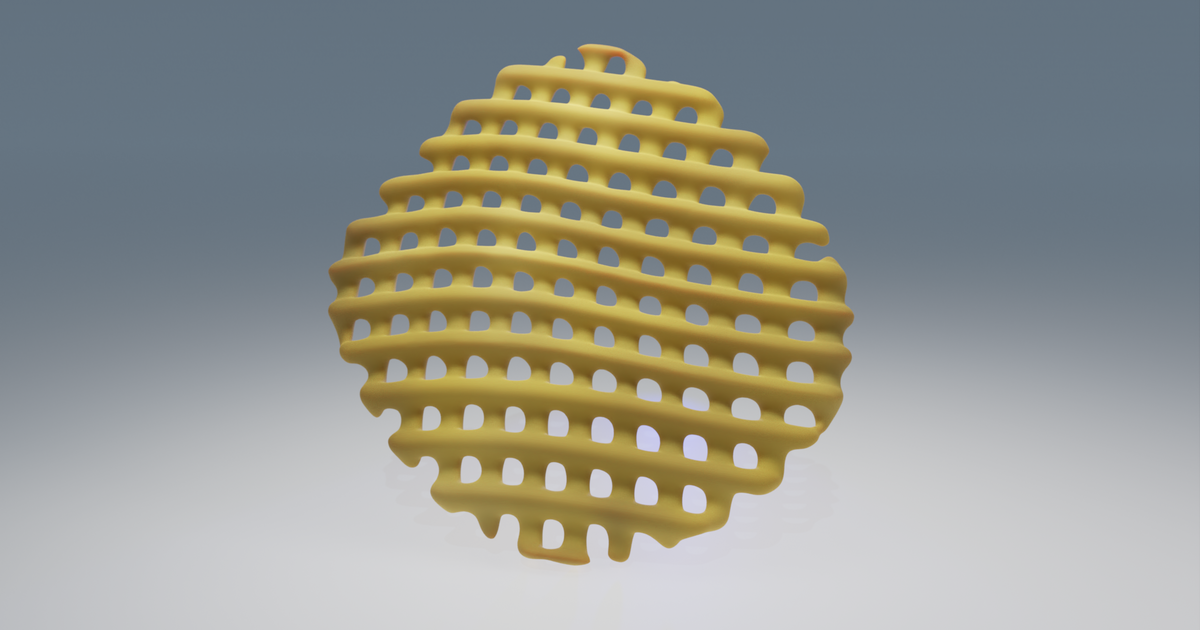 Waffle Fry Soap Dish by Node Creative Studio | Download free STL model ...