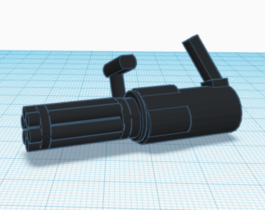 dummy 13 minigun by Random-name | Download free STL model | Printables.com