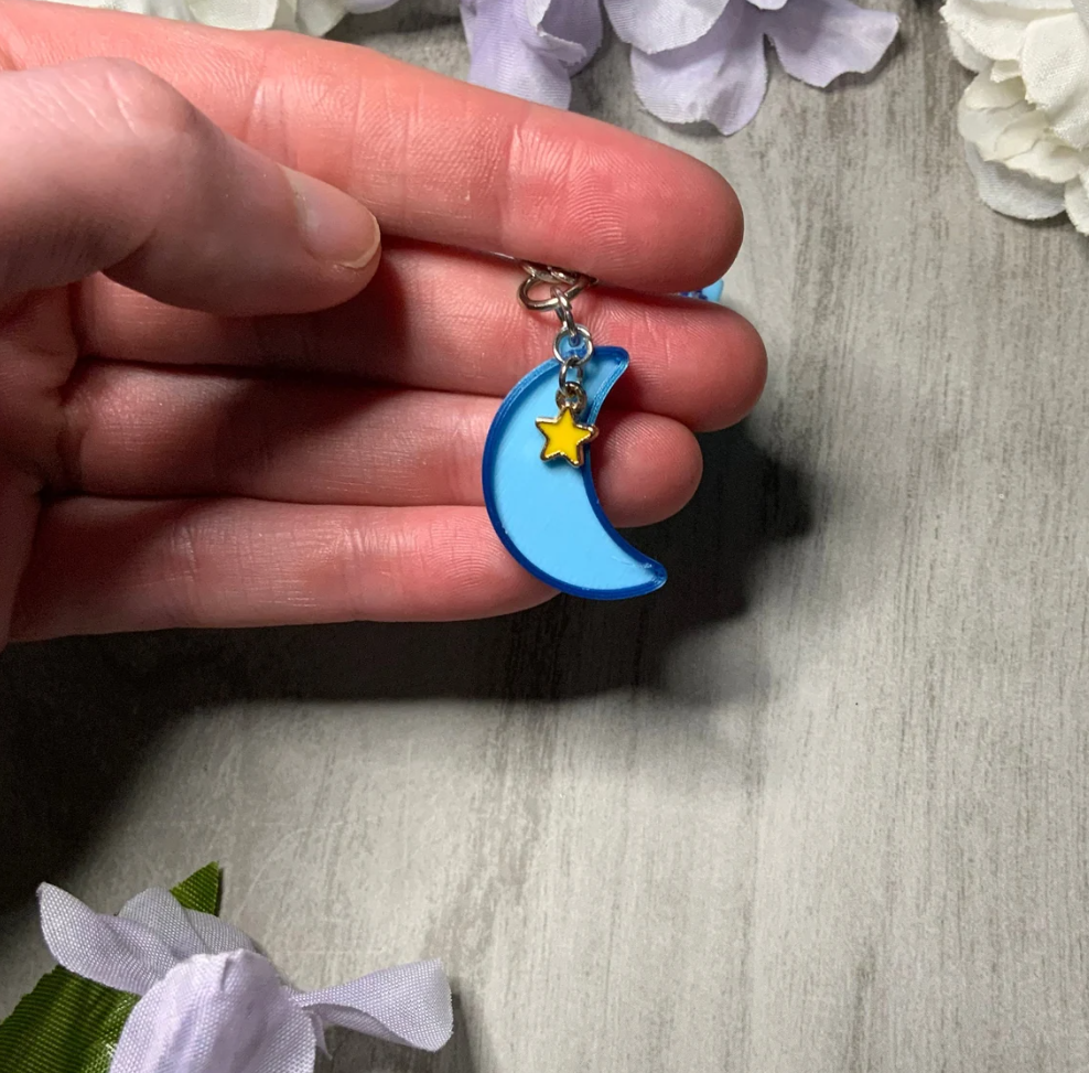 Moon Keychain (1 inch) by Mouse | Download free STL model | Printables.com