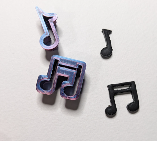 Music Note Polymer Clay Cutters by Mouse | Download free STL model ...