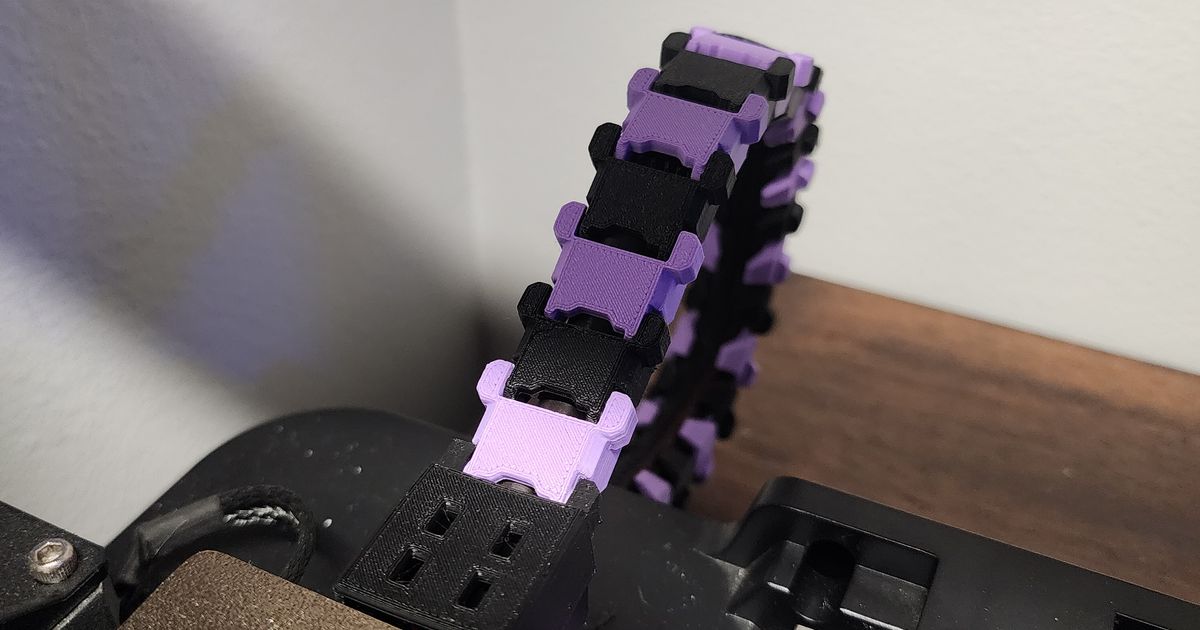 Ender 3 V3 SE Heat Bed Cable Chain Straight Mount by pinedasauce ...