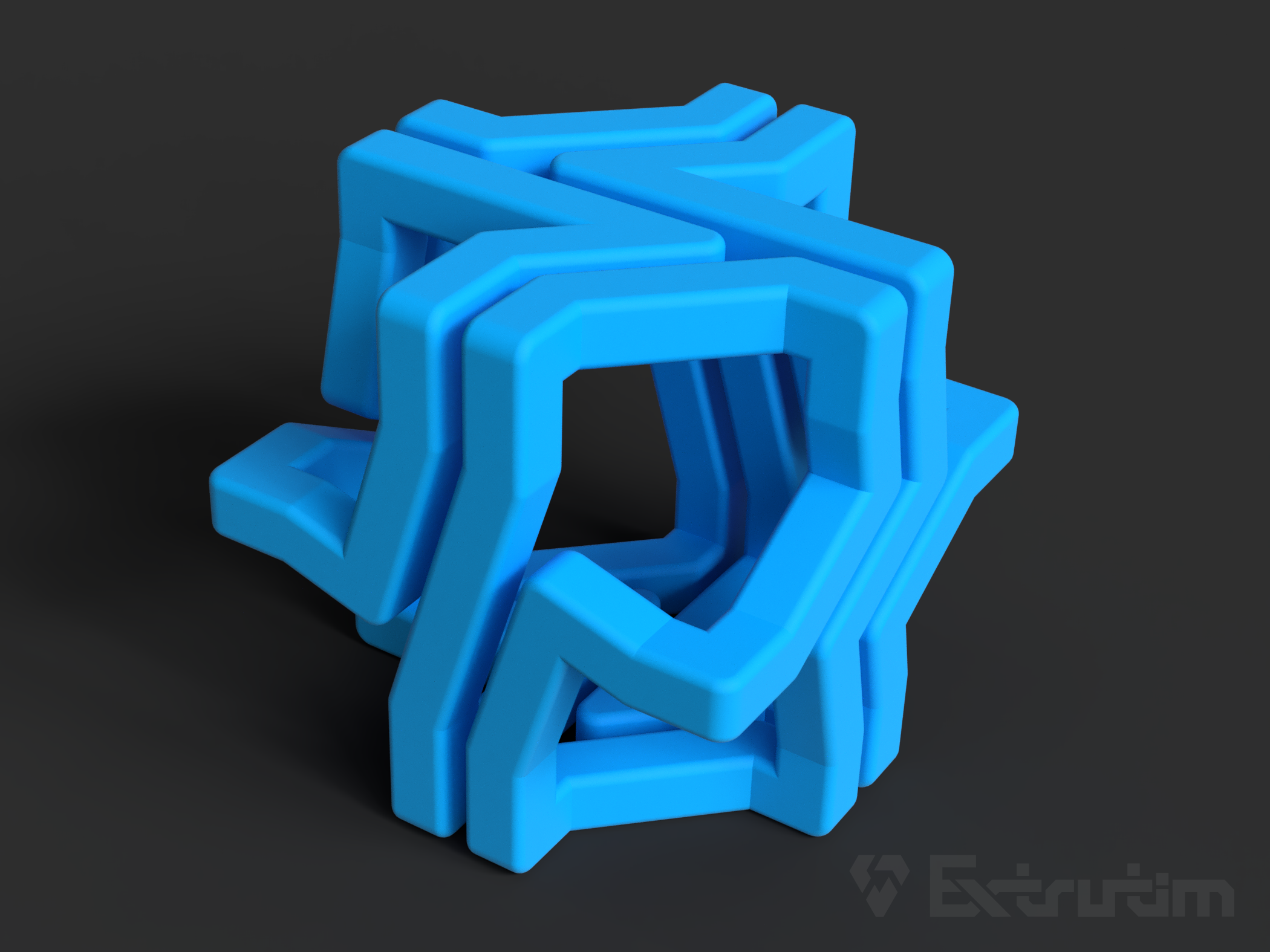 Mobius Cube | Support Challenge | Test Print by Extrutim | Download ...