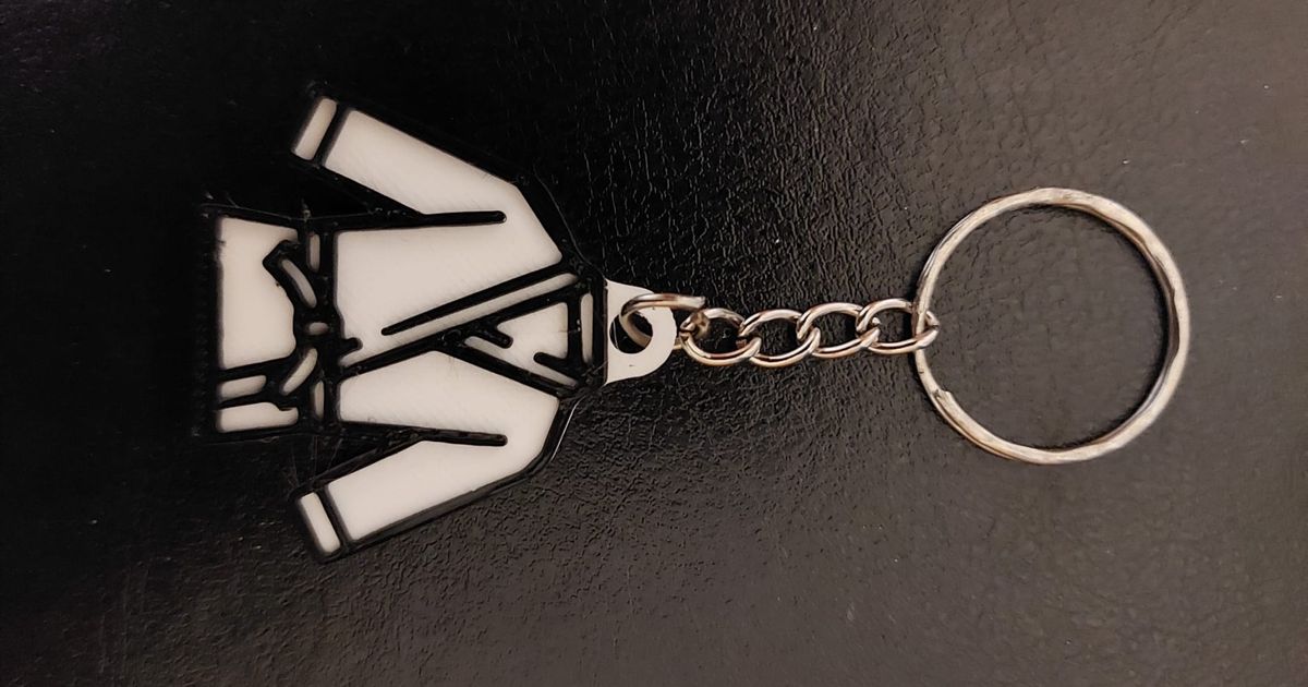 Martial Arts Judo Gi Keyring keychain by Jdraper | Download free STL ...