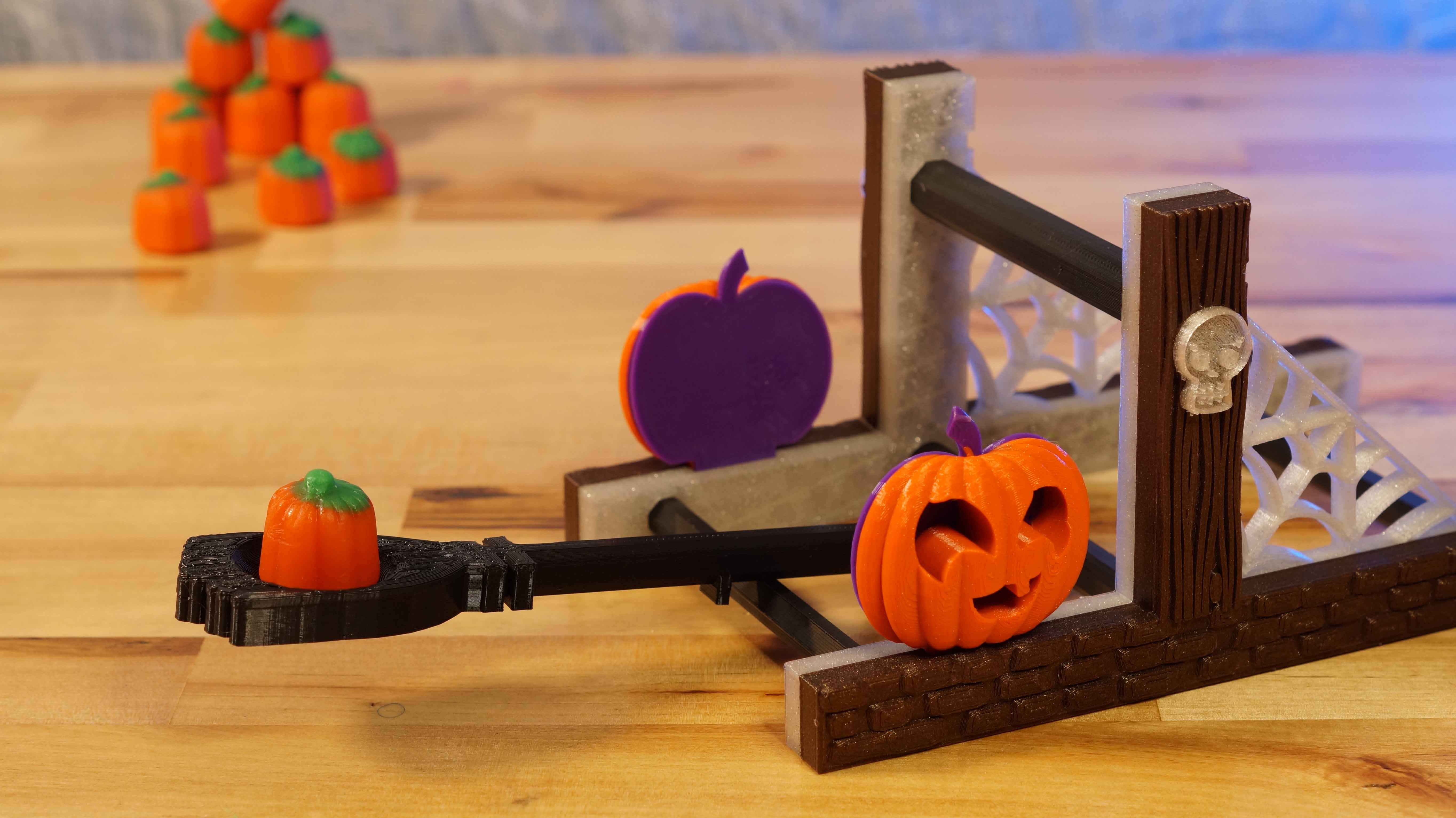 Halloween Desktop Pumpkin Catapult by stlDenise | Download free STL ...