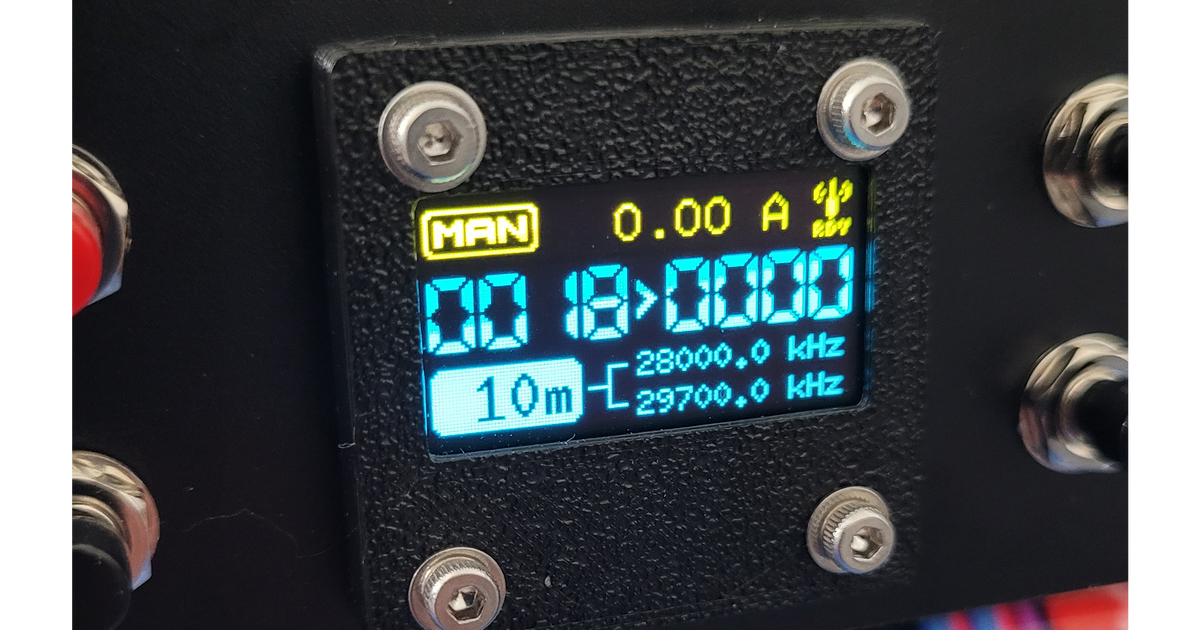 Bezel for 0.96" 126x64 I2C OLED by Sten | Download free STL model ...