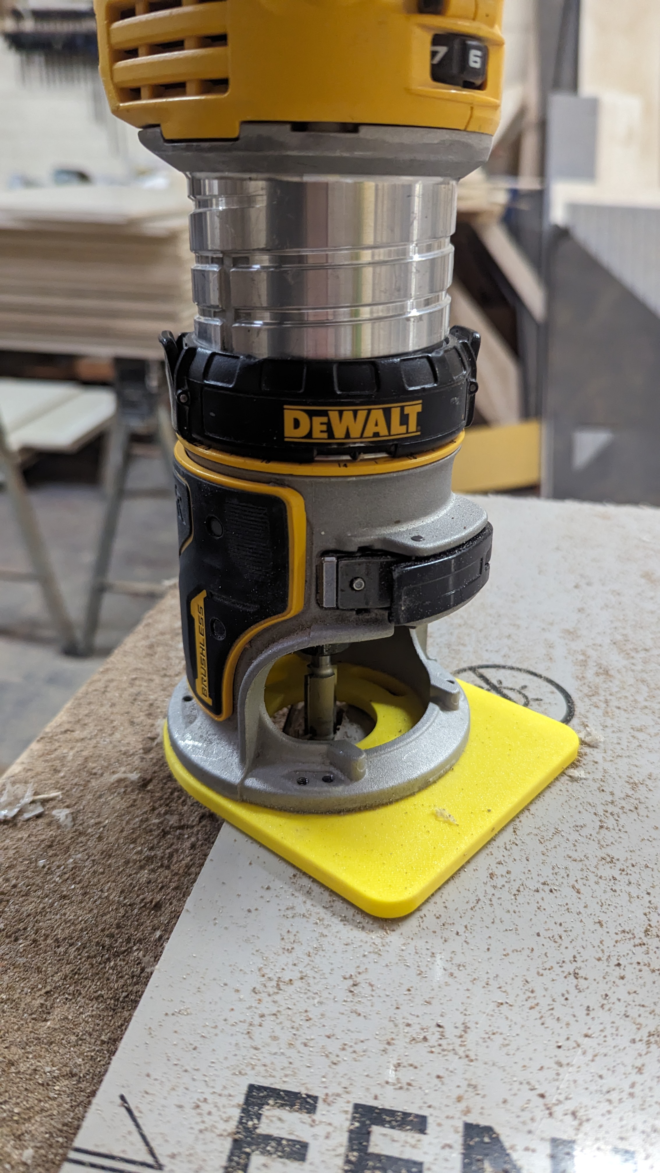 Dewalt router replacement base plate by Kyle Horrocks | Download free ...