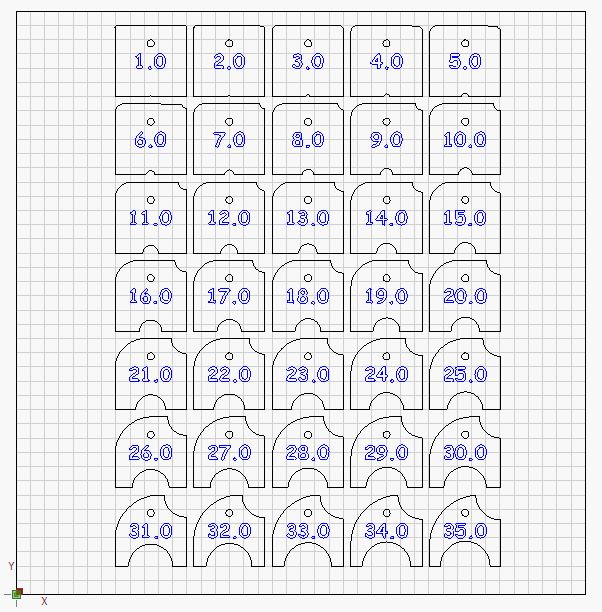 Radius gauges 1-35mm for laser cutting by Hi0beczek | Download free STL ...
