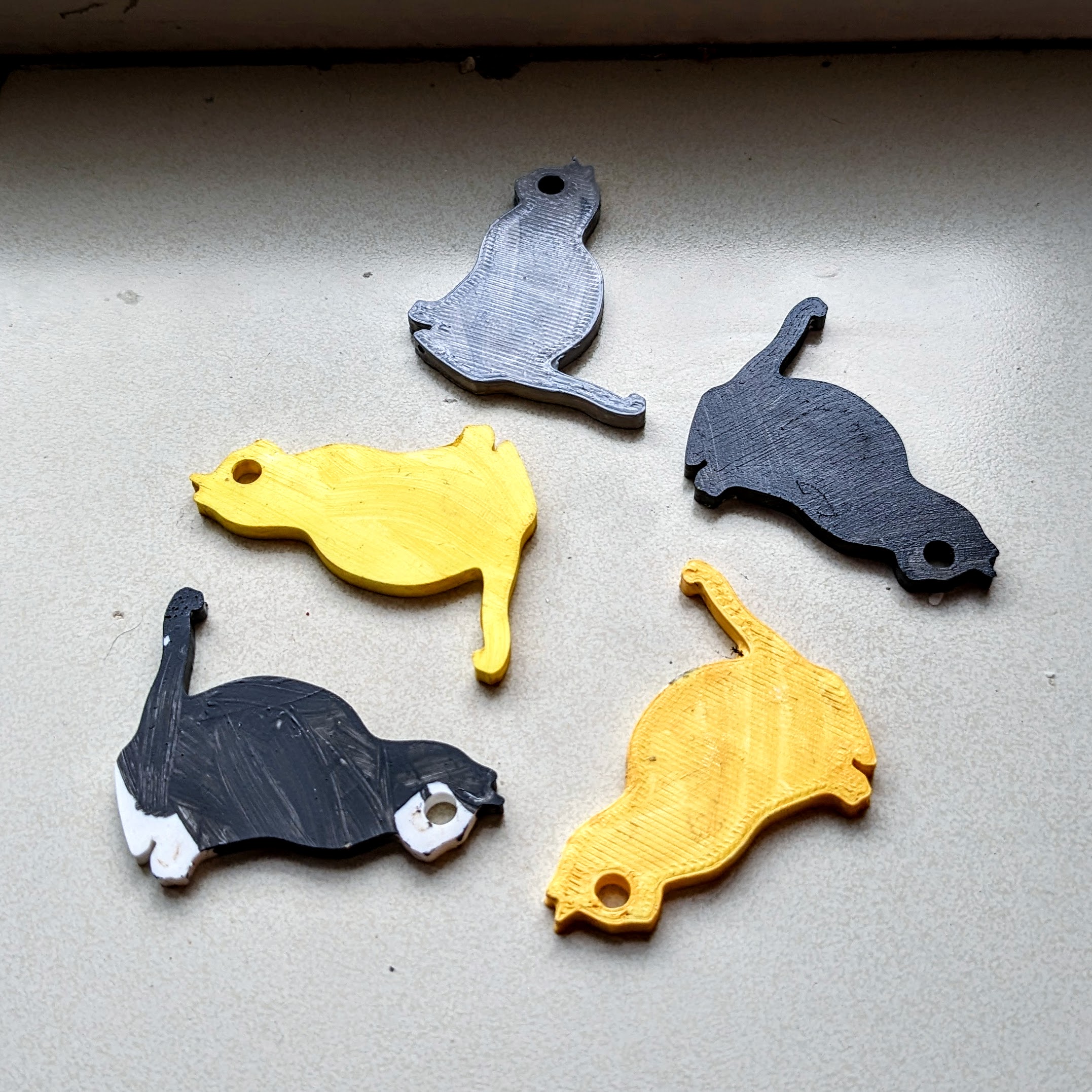 Keychain Cat by bloepcode | Download free STL model | Printables.com