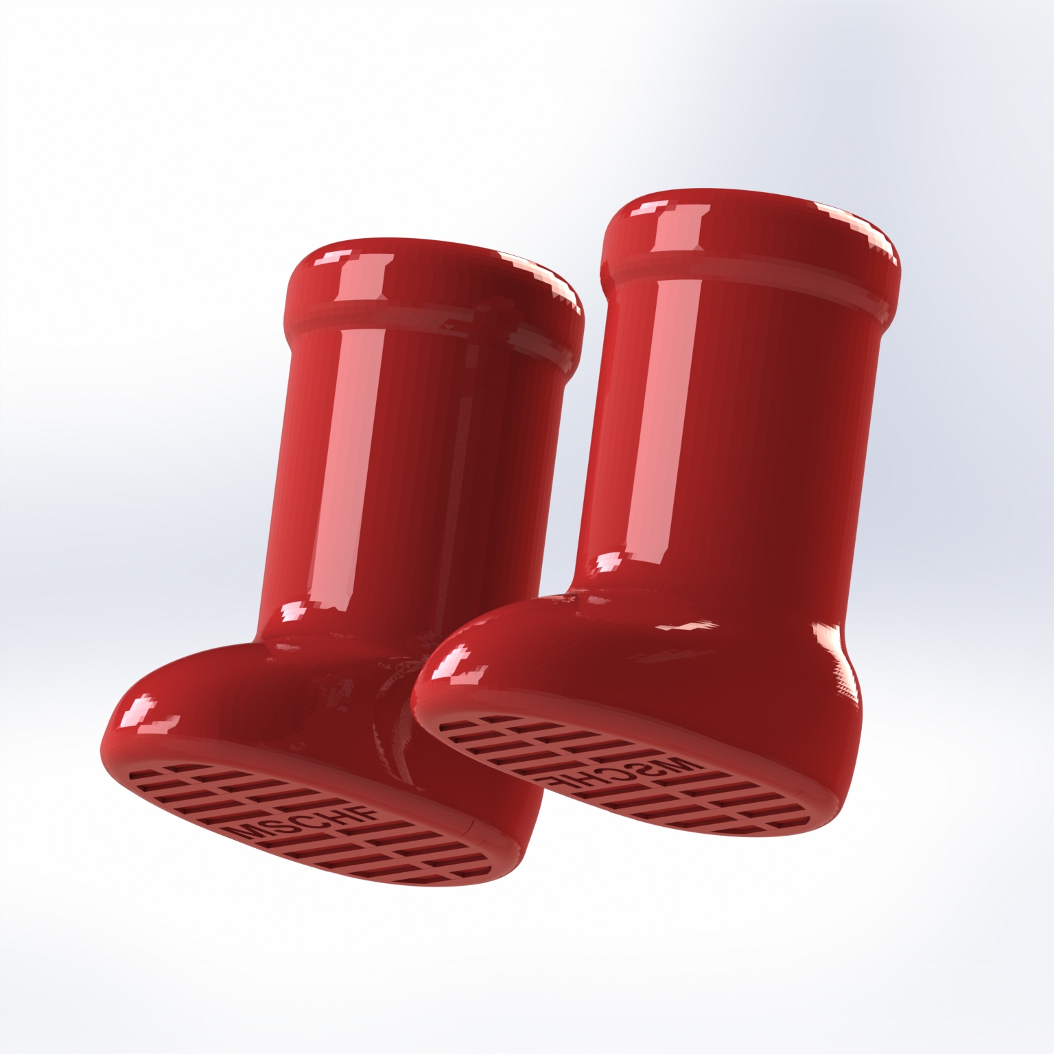 MSCH BIG RED BOOTS - ASTROBOY by 3dxav | Download free STL model ...