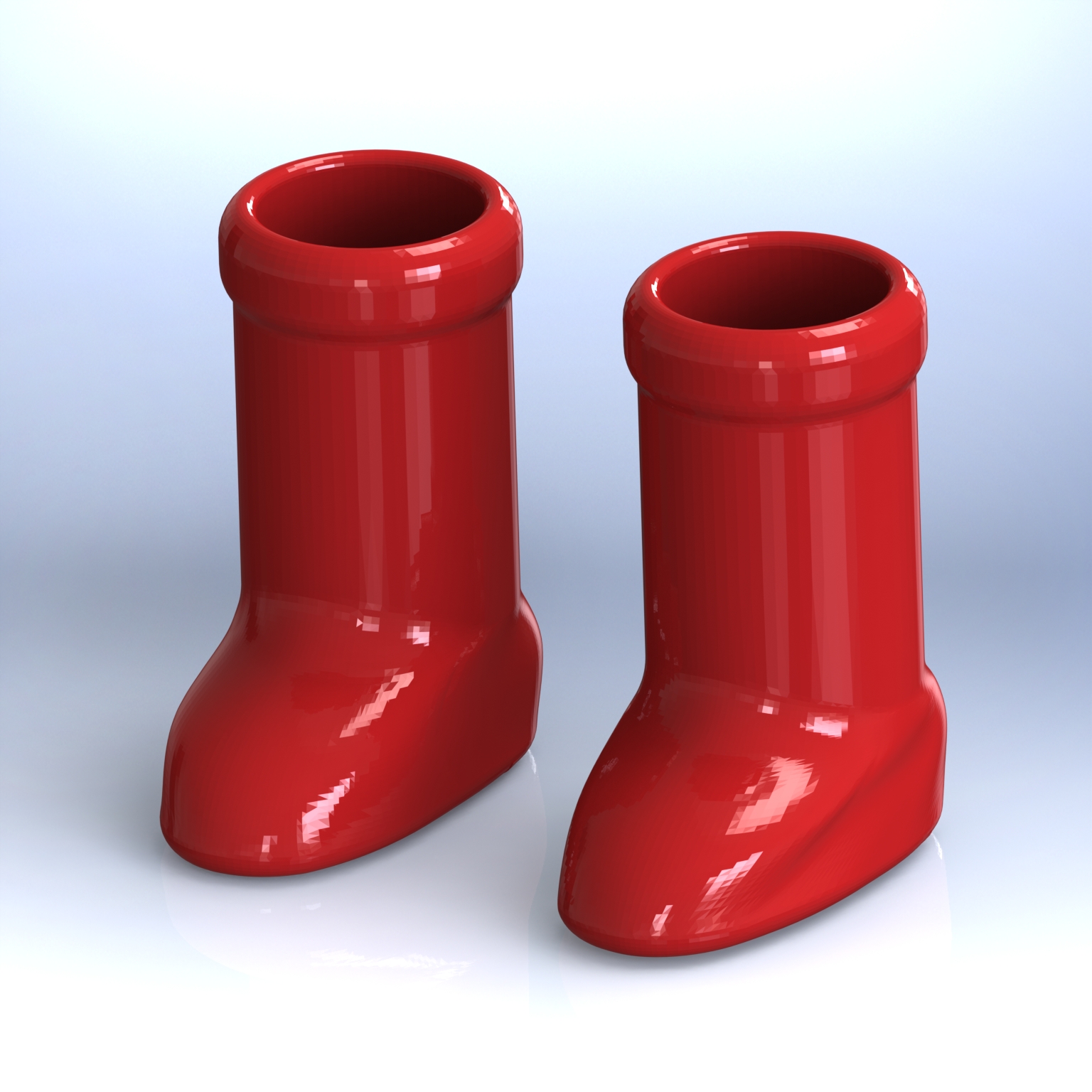 MSCH BIG RED BOOTS - ASTROBOY by 3dxav | Download free STL model ...