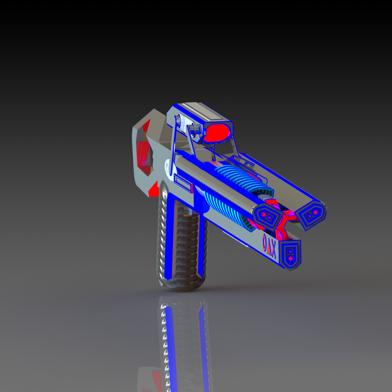 LASER GUN by 3dxav | Download free STL model | Printables.com