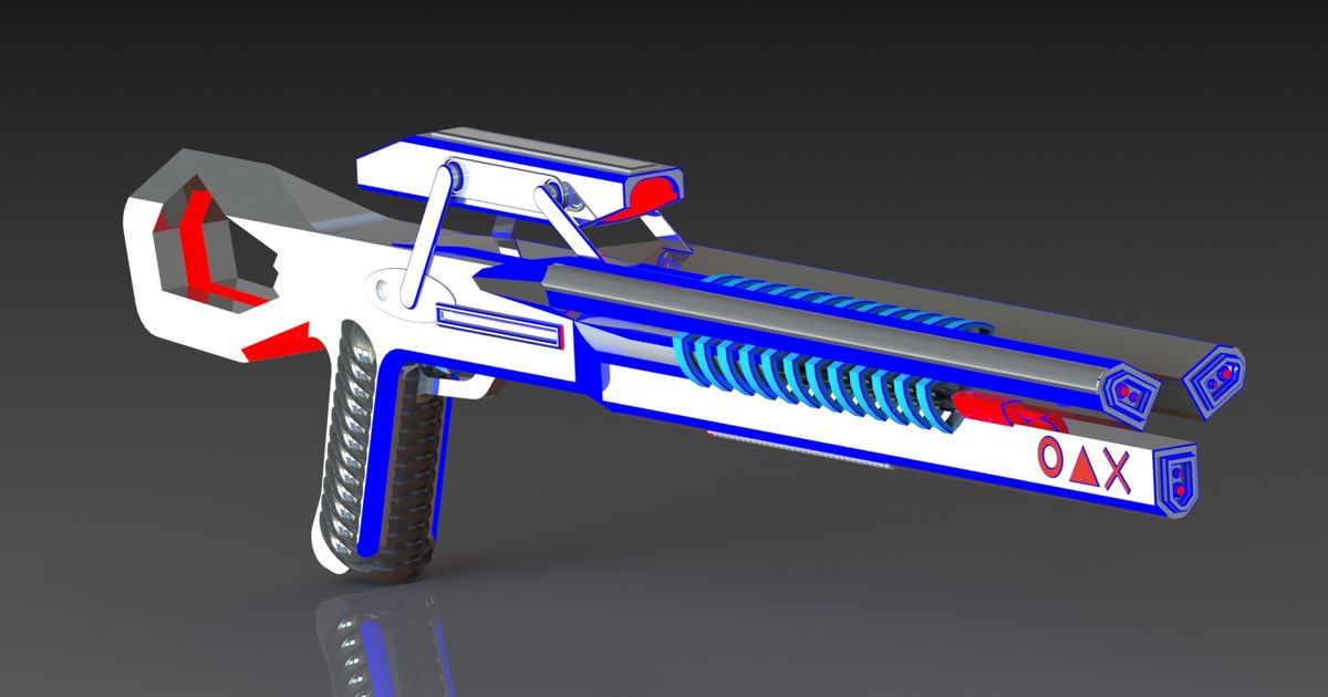 LASER GUN by 3dxav | Download free STL model | Printables.com