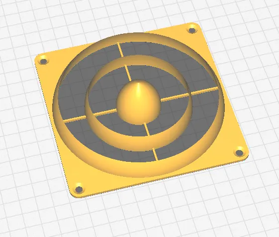 120mm fan cover - Jet fan cover by Steffen Moeller | Download free STL ...