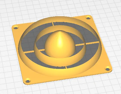 120mm fan cover - Jet fan cover by Steffen Moeller | Download free STL ...