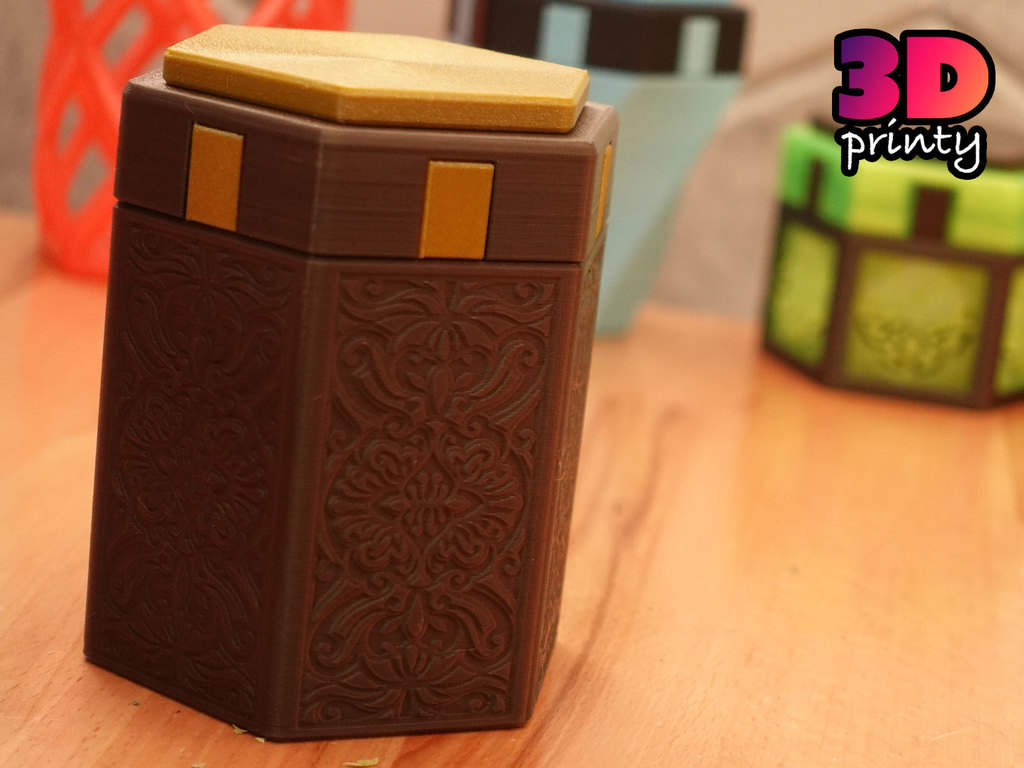 Twist Lock Trick Box (Hexagon) by 3D Printy | Download free STL model ...