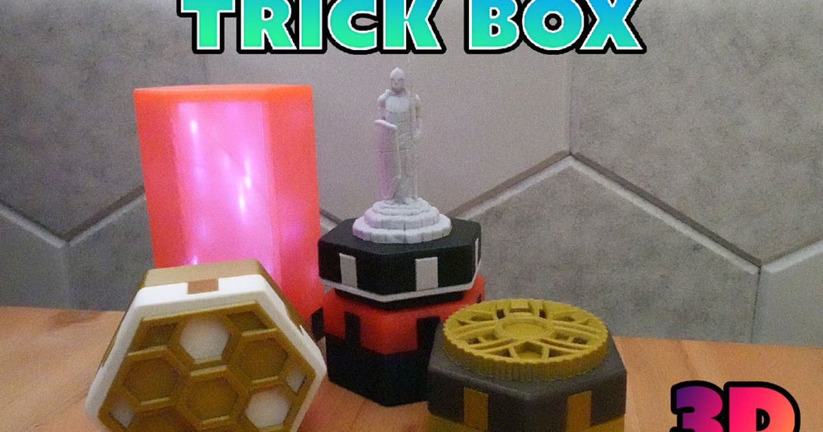 Twist Lock Trick Box (Hexagon) par 3D Printy | Téléchargez gratuitement ...