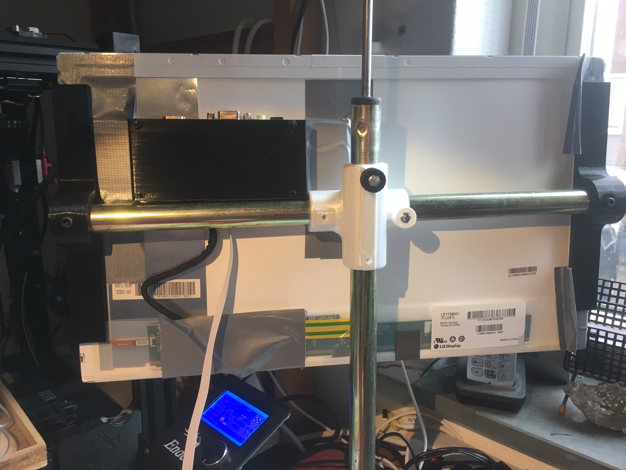 adjustable stand for salvaged LCD screen by Geo-anco | Download free ...