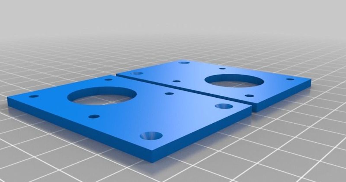 Thing-A-Day #5: Stepper Motor Mount, again by MakerBlock | Download ...