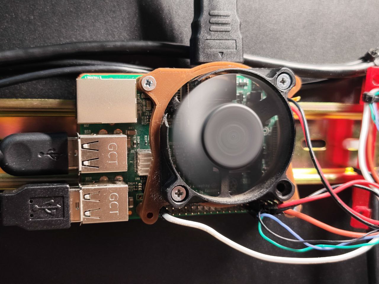 Raspberry Pi 50mm Fan Mount by ddayb | Download free STL model ...